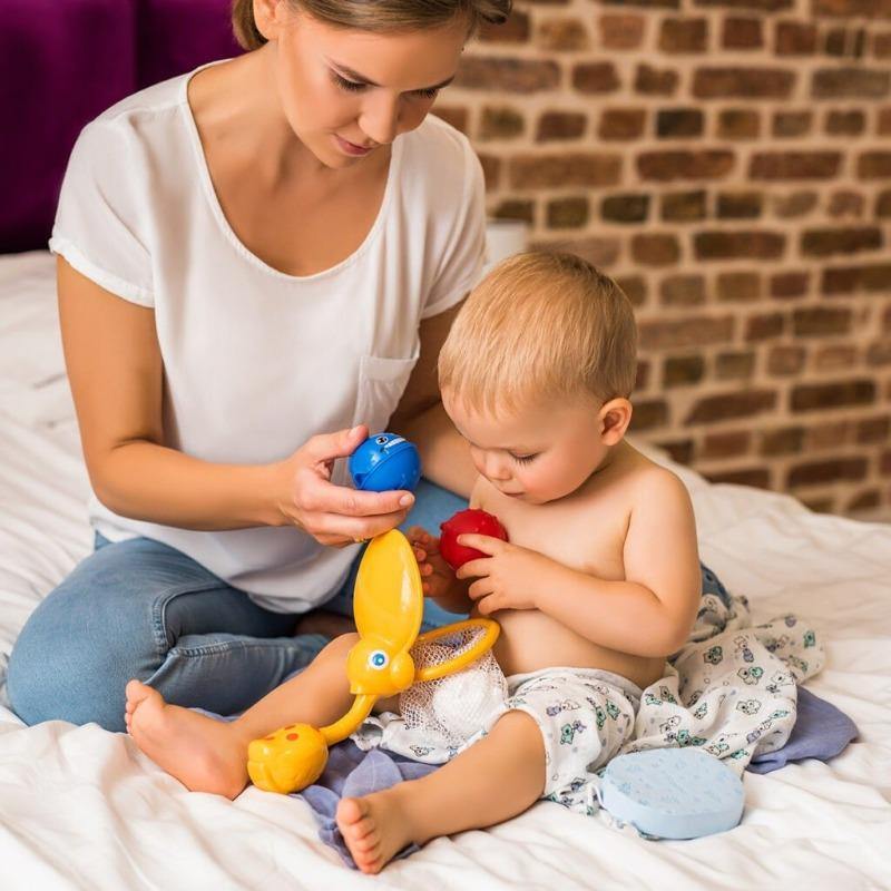 Jucarie Pentru Baie Pentru Bebelusi Paco Pelicanul BabyOno 881 – AnneBebe