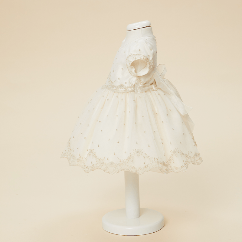 Denisa Baptism Set 2 Pieces, Dress and Suit Personalized Baptism AnneB ...