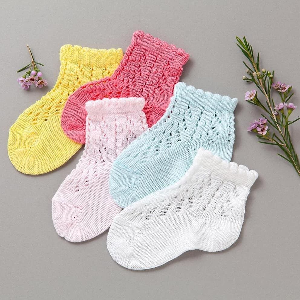 Sosete Bleu Scurte Extrafine Cu Margine Ondulata Baietei 3503/4 Condor ...